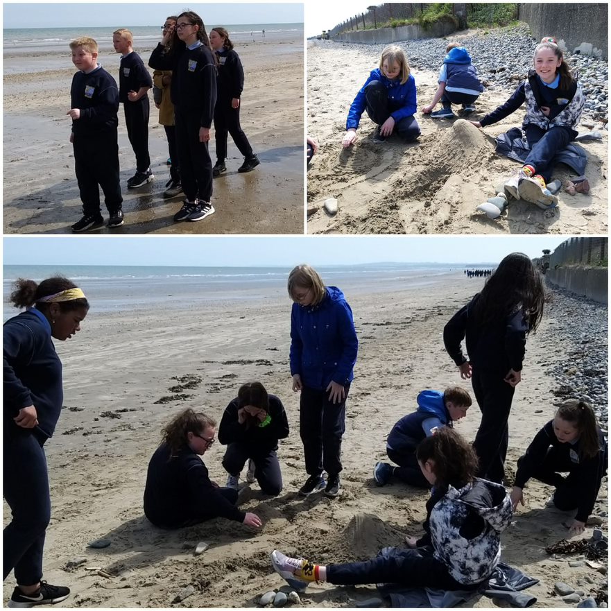 Ms Sheridan’s class took to the beach – The Meath Coaster